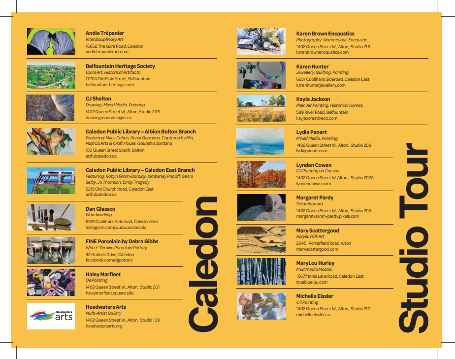 Caledon Studio Tour - Alton Mill Arts Centre - Headwaters Arts